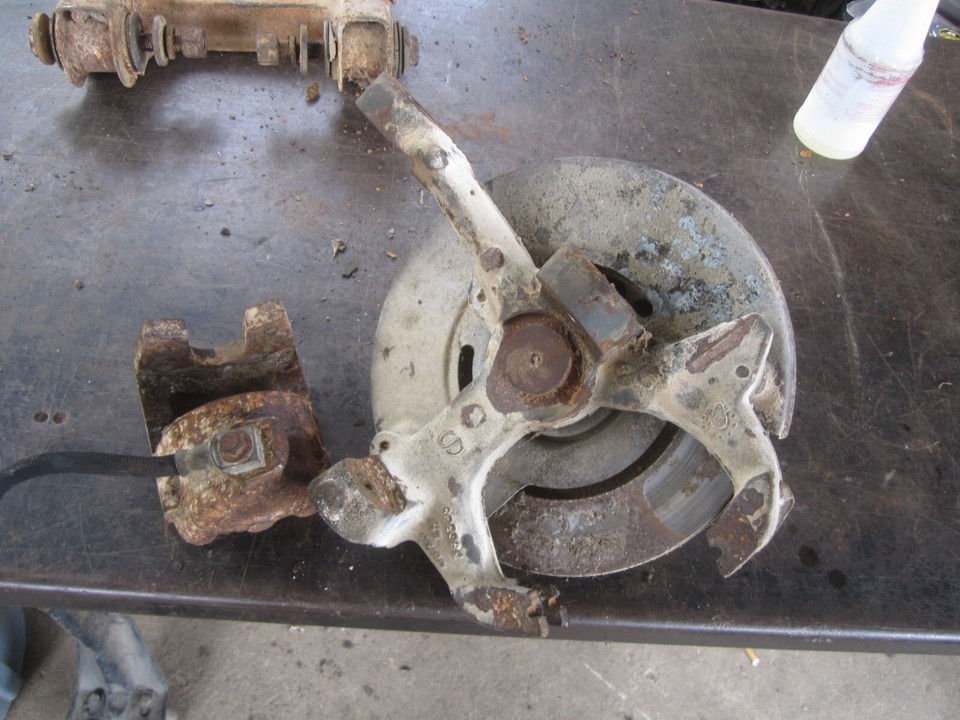 GM H BODY STARFIRE MONZA LEFT FRONT SPINDLE W/ ROTOR CALIPER OEM | eBay