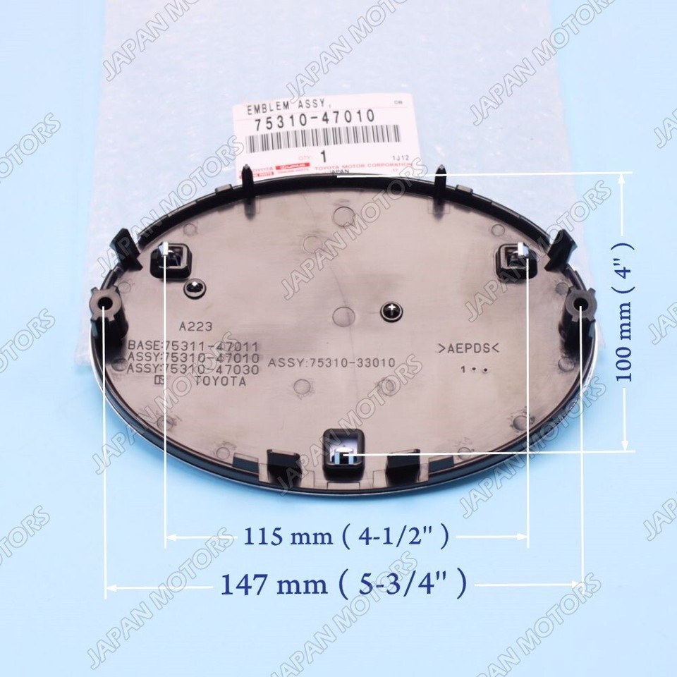 2012-2017 Toyota Prius Camry Front Radiator Grille Emblem | 7531047010 ...