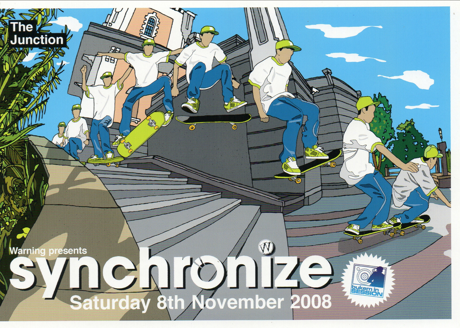 SYNCHRONIZE 8/11/08 Classic Rave Flyer | eBay