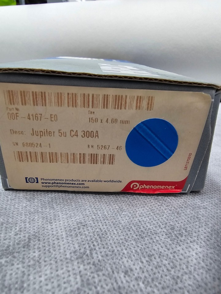 number : 00F-4167-E0 HPLC Column Phenomenex Jupiter C4 300A 5um 150x4 ...