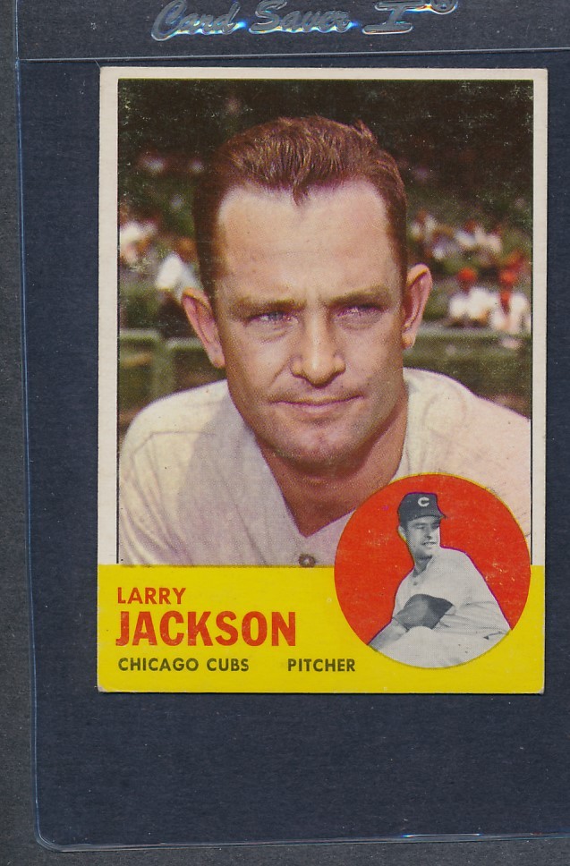 1963 Topps #095 Larry Jackson Cubs VG/EX *510 | eBay