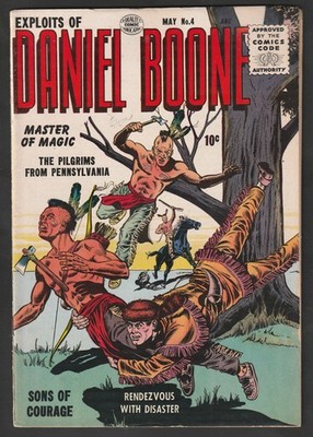 Quality EXPLOITS OF DANIEL BOONE No. 4 (1956) Master of Magic! FN+ | eBay