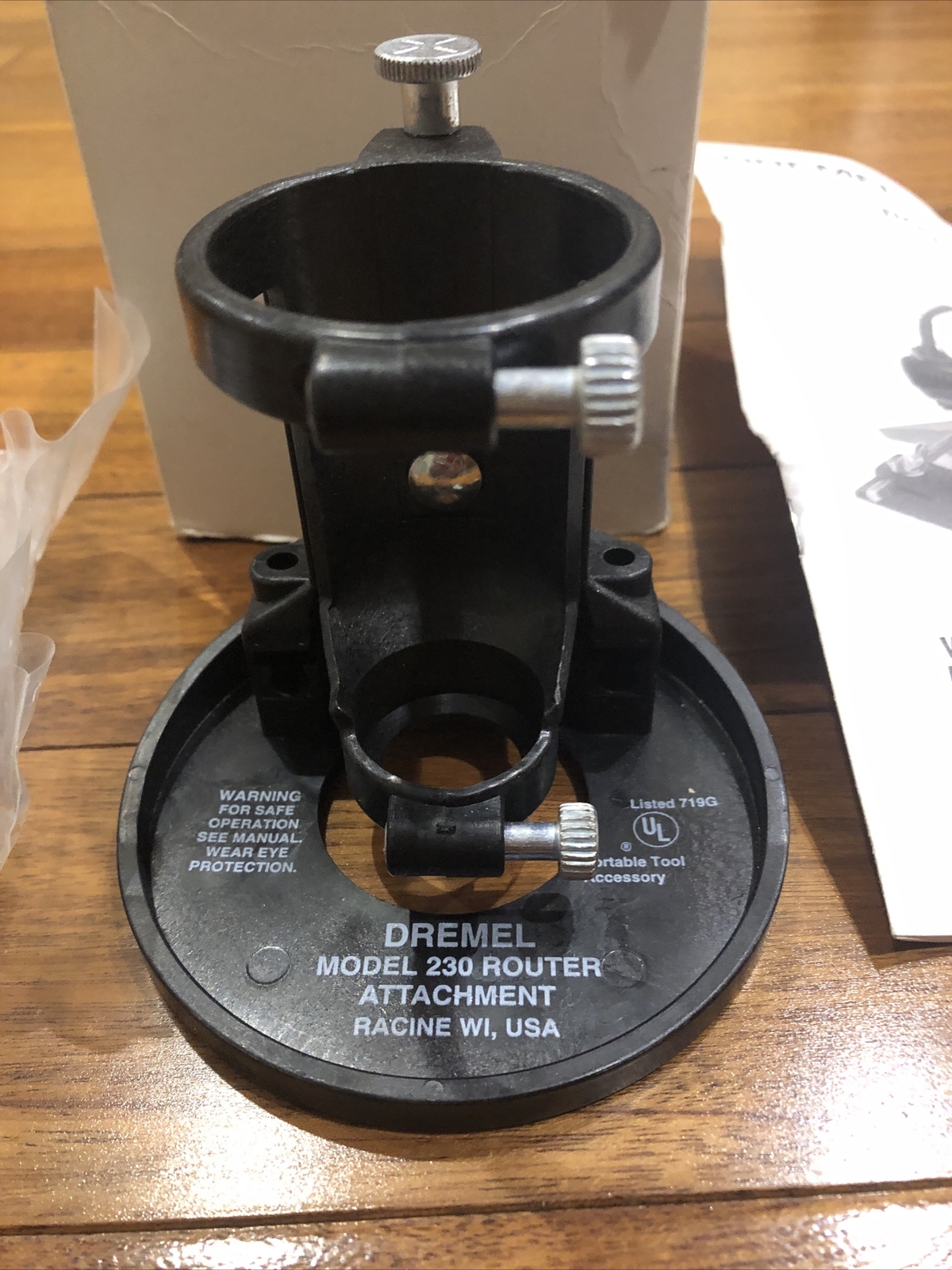 DREMEL ROUTER ATTACHMENT MODEL 230 ACCESSORIES & MANUAL #2615300792 ...