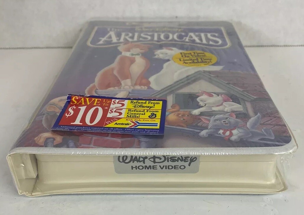 The Aristocats Vhs 1996 New Sealed Walt Disney