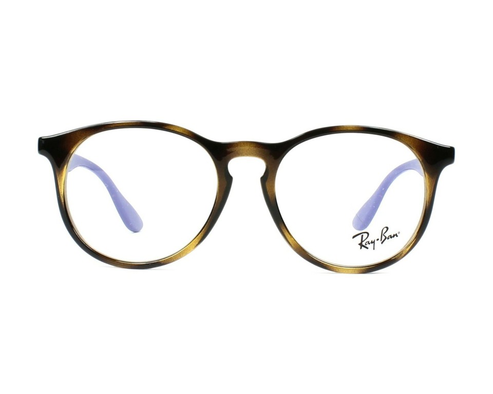 BRAND NEW RAY BAN RB 1554 3727 TORTOISE BLUE AUTHENTIC EYEGLASSES RX 48 ...