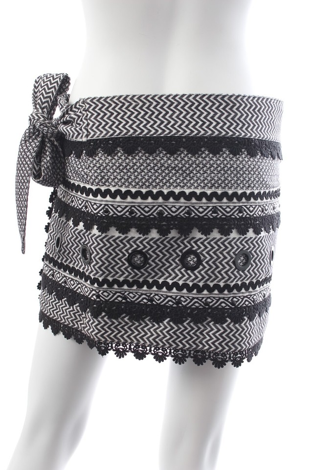 Dodo BAR Or Aviva Wrap Baumwolle Minirock/Schwarz | eBay