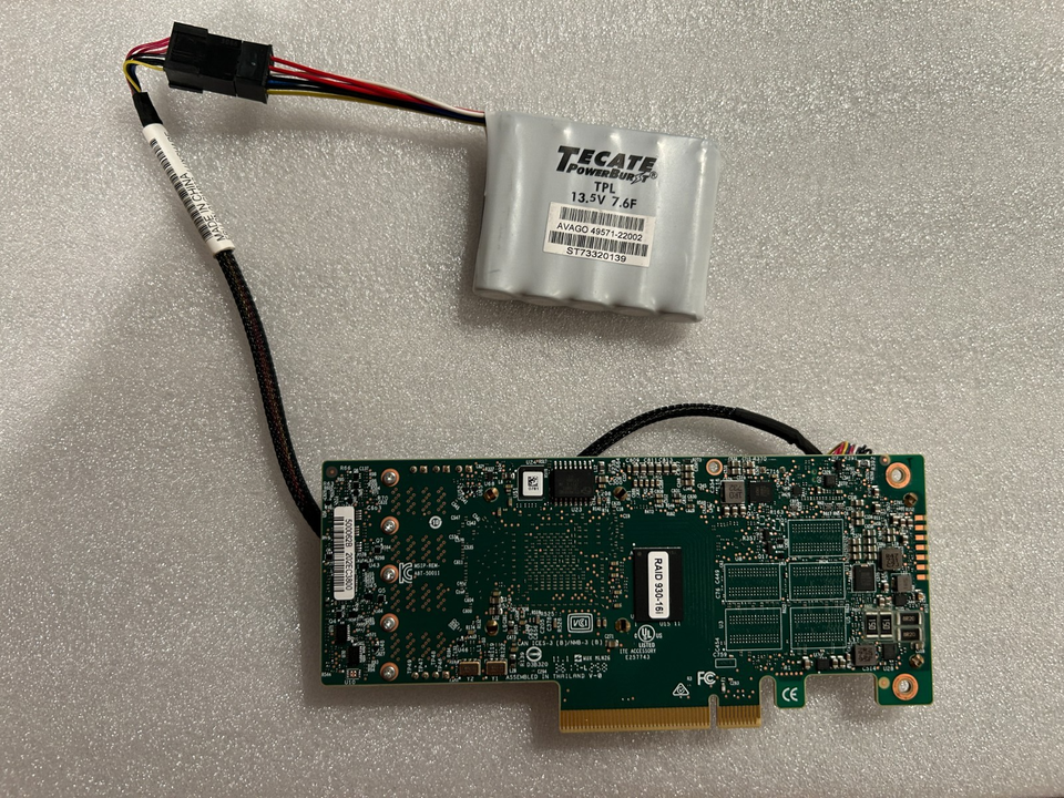 Lenovo 930-16i 4GB RAID 12Gbps SATA SAS Broadcom LSI AVAGO 9460-16i LP ...