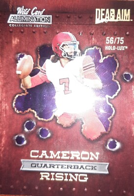 2021 Wild Card Alumination Rookie Dead Aim Holo-Lux 56/75 CAMERON ...