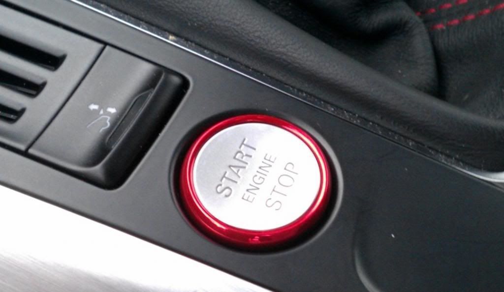 Original Start Stop Schalter Taster Knopf Ring Rot für Audi A4 B8 8K A5 ...