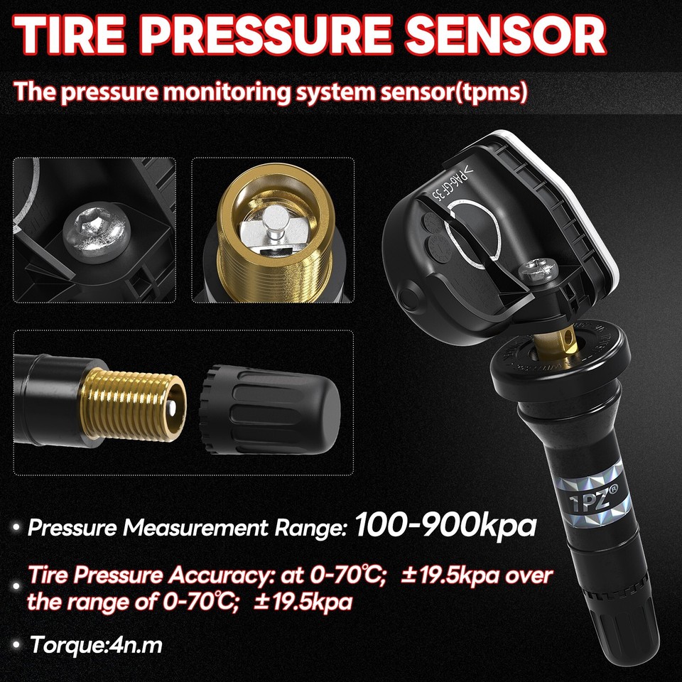 4PCS Genuine Tire Pressure Sensor For Motorcraft TPMS-35 Ford F-150 ...
