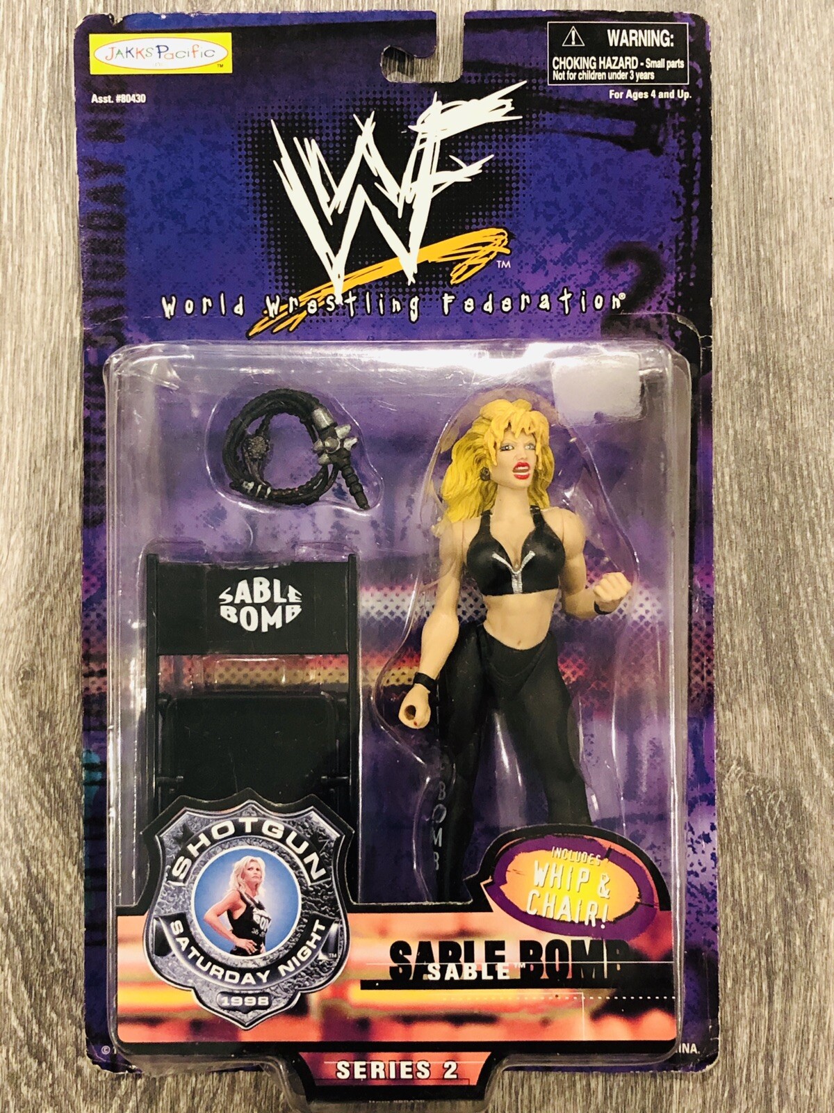 WWF WWE Sable Shotgun Saturday Night Jacqueline Signature Series Toy ...