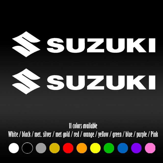 6" Suzuki Motorcycle Bike Tank Self Adhesive Diecut Vinyl Decal sticker ...
