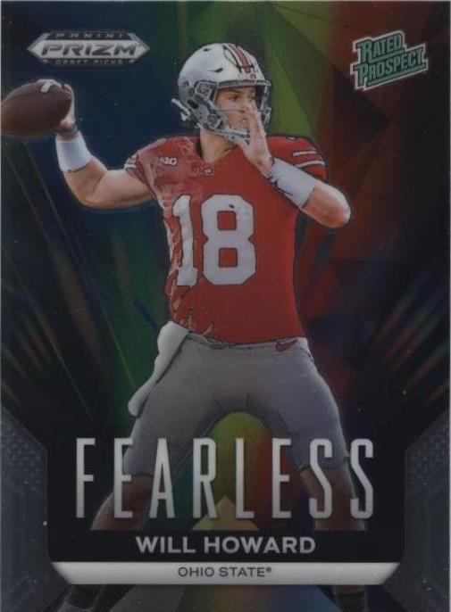 2024 Panini Prizm Draft Picks - Fearless Will Howard #F-WH (RC) for ...