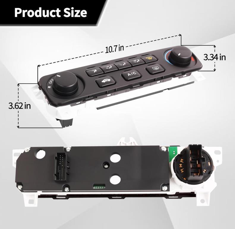 01 02 Honda Accord Climate Temp Control Unit Heater AC 79600-S84-A21ZA ...