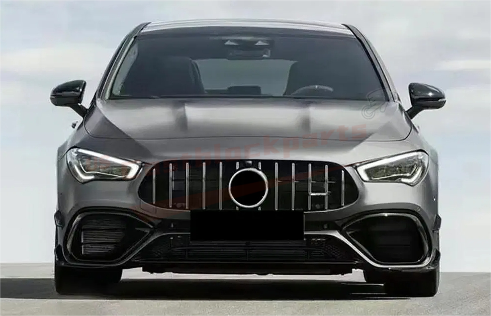 For 2020 2021 Mercedes Benz CLA W118 Facelift CLA 45S Front Bumper Body ...