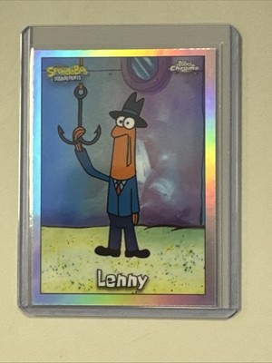 2025 Topps Chrome SpongeBob Lenny Refractor | eBay