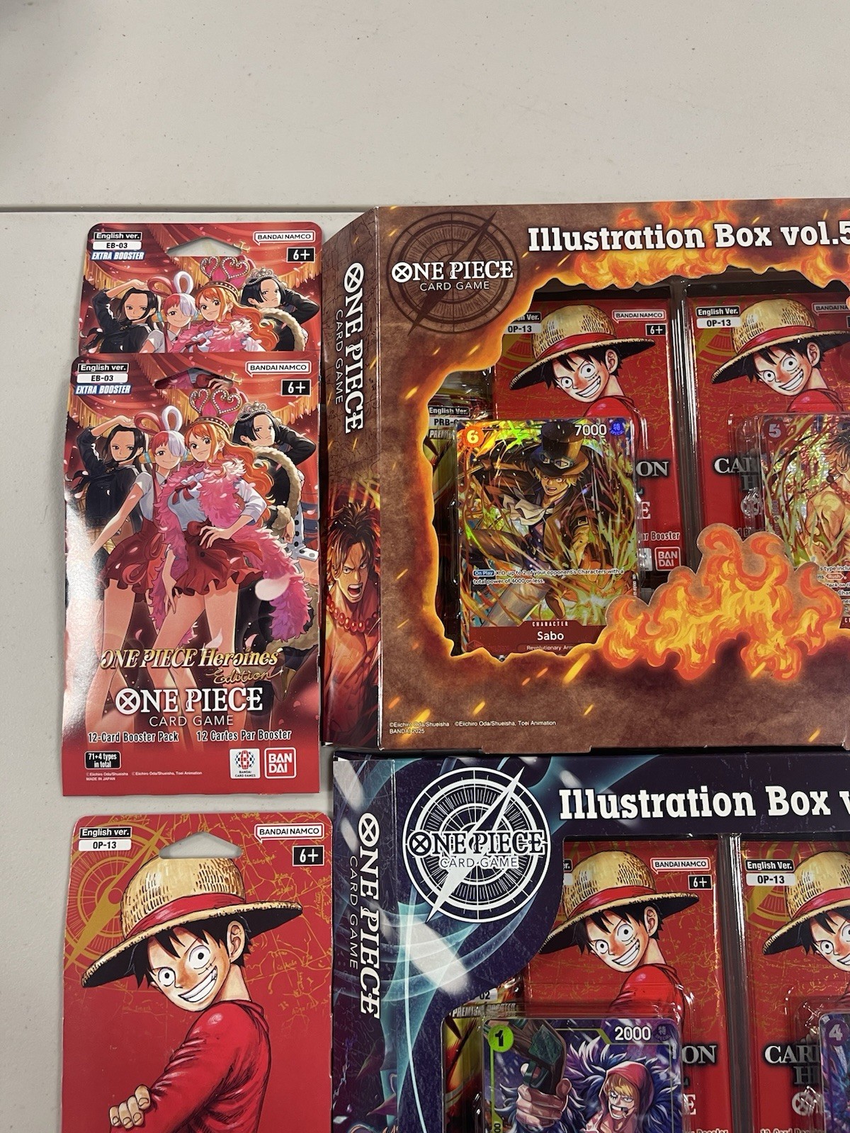 One Piece CCG Set Sealed Op13, Illustration Box 5 & 6 ++++ More | eBay