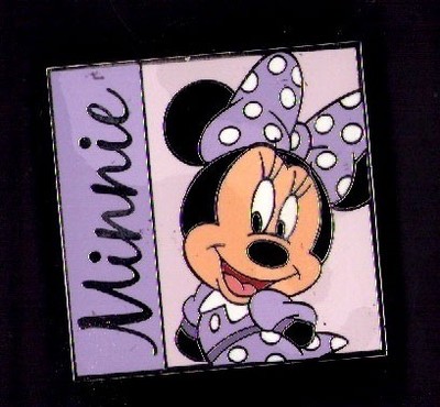 Disney Pin Button Minnie Mouse Square Portrait Pin | eBay