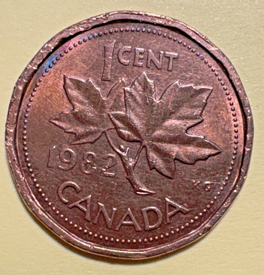 1982 Canadian penny with ERRORS | eBay