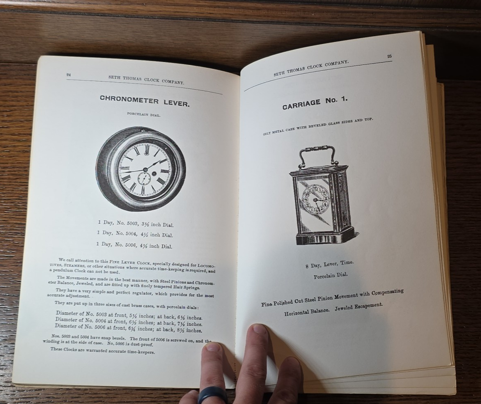 QTY 5 VTG Seth Thomas Clocks, Price Guide To Clocks, Clock Movement ...