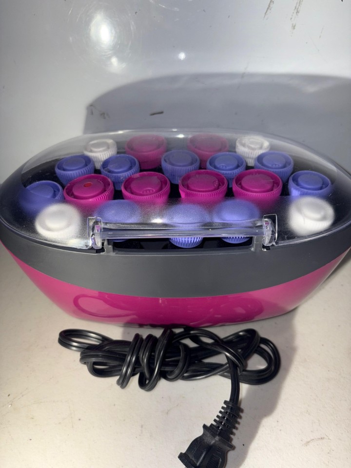 Remington Ionic Conditioning Hair Setter 20 velvet hair rollers h5600 ...