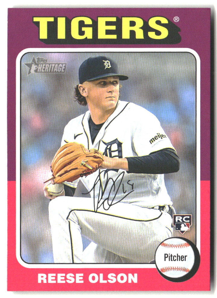 2024 Topps Heritage Mini - Rookies Reese Olson #439 (RC) for sale ...
