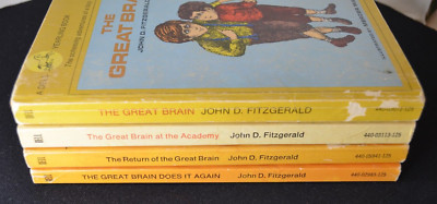 Lot of 4 The Great Brain Books by John D Fitzgerald (Vintage Paperbacks ...