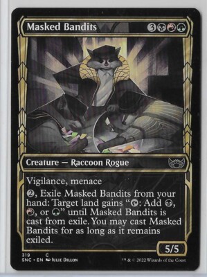 MTG Masked Bandits Showcase Streets of New Capenna (SNC) Common #319 ...