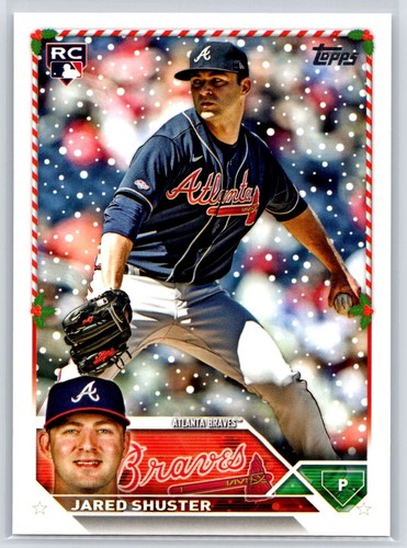 2023 Topps Holiday #H64 Jared Shuster Atlanta Braves Baseball Card RC ...