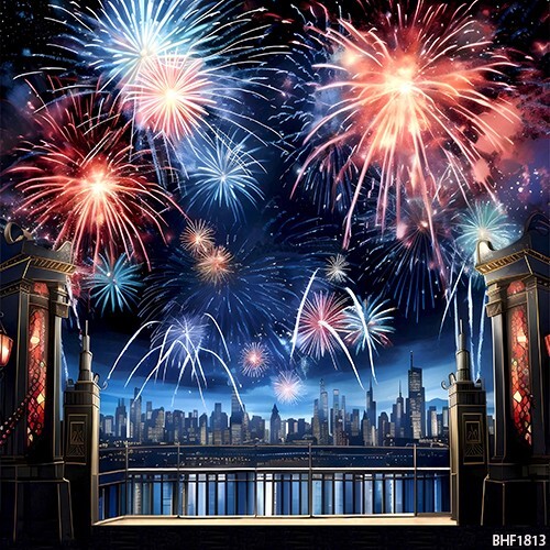 10'x10'CP Near Year Holiday Scenic Microfiber Fabric background ...