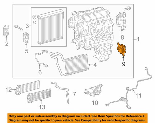 87106-48180 Toyota Damper servo sub-assy, air conditioner radiator, no ...