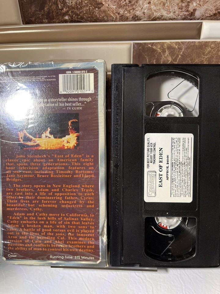 East of Eden VHS 1990 TV Miniseries Jane Seymour, John Steinbeck, | eBay