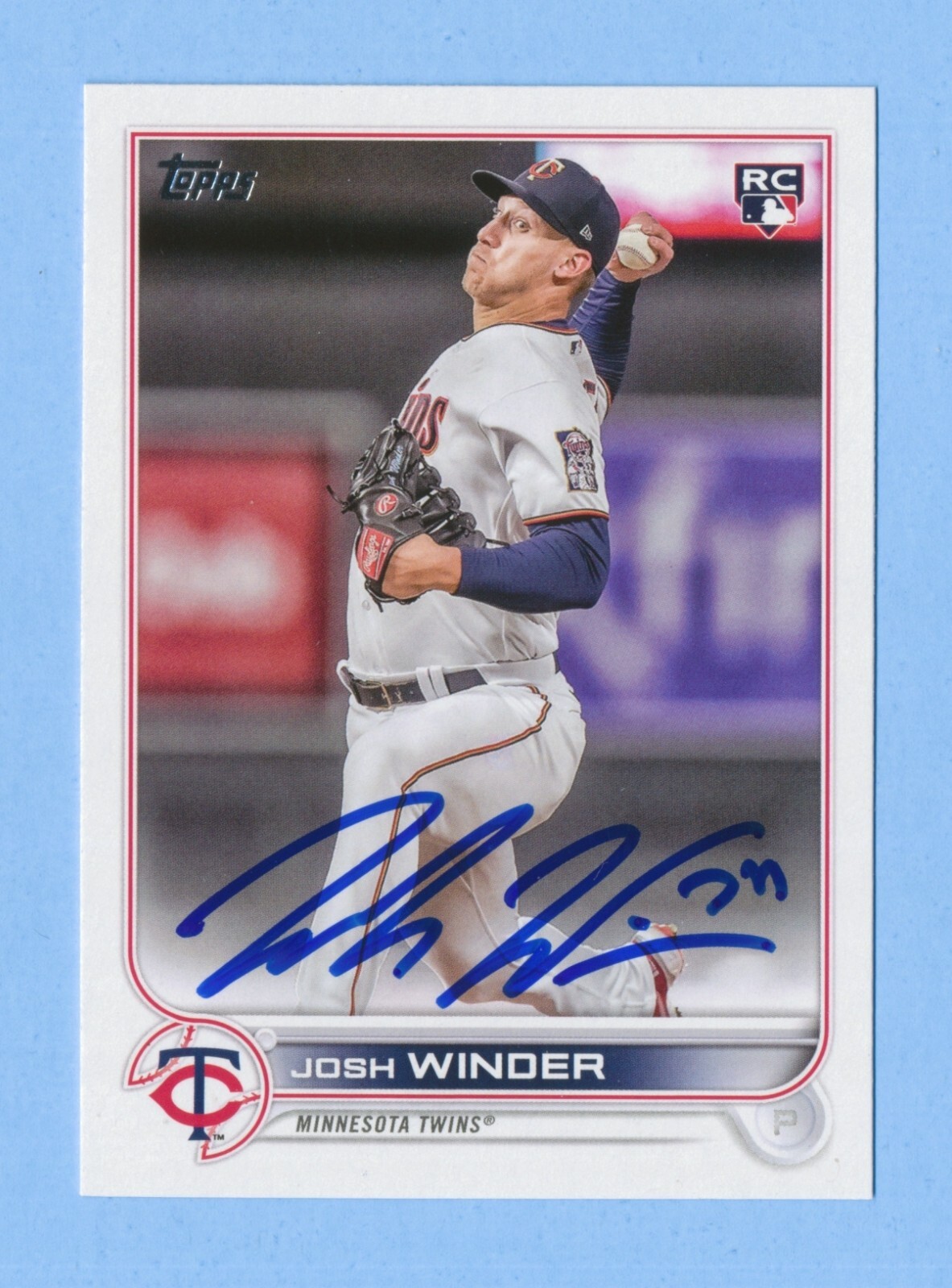 JOSH WINDER Signed/Autographed 2022 Topps Update Rookie Card RC #US6 ...