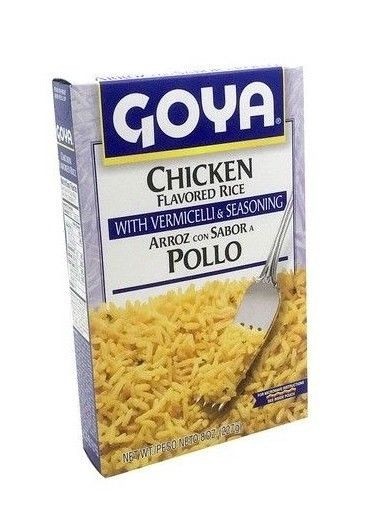 Goya+Chicken+flavored+Rice+with+Vermicelli+Arroz+con+Sabor+a+Pollo+7+oz ...