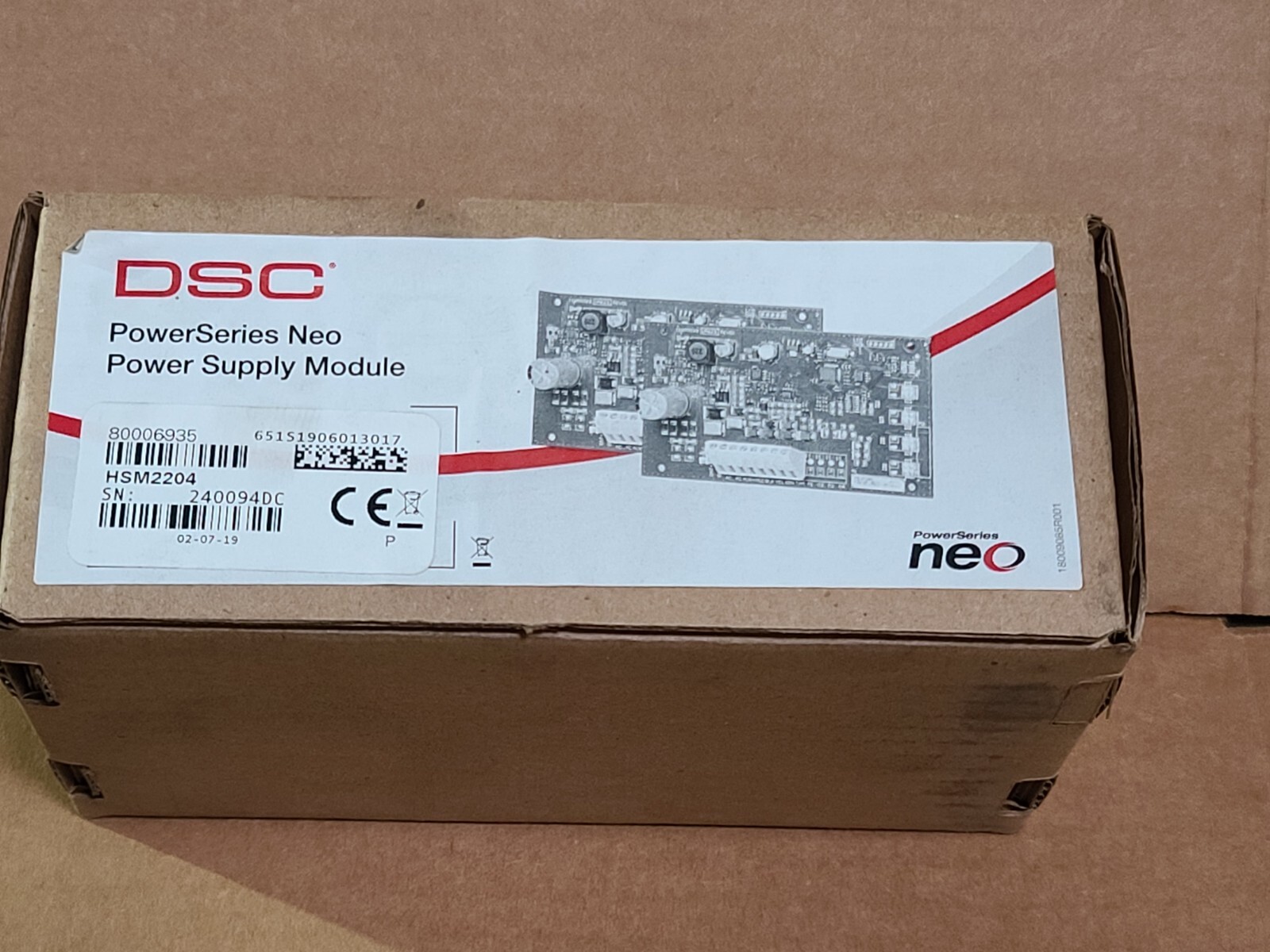 DSC HSM2204 PowerSeries Neo Power Supply High Current Module 80006935 ...
