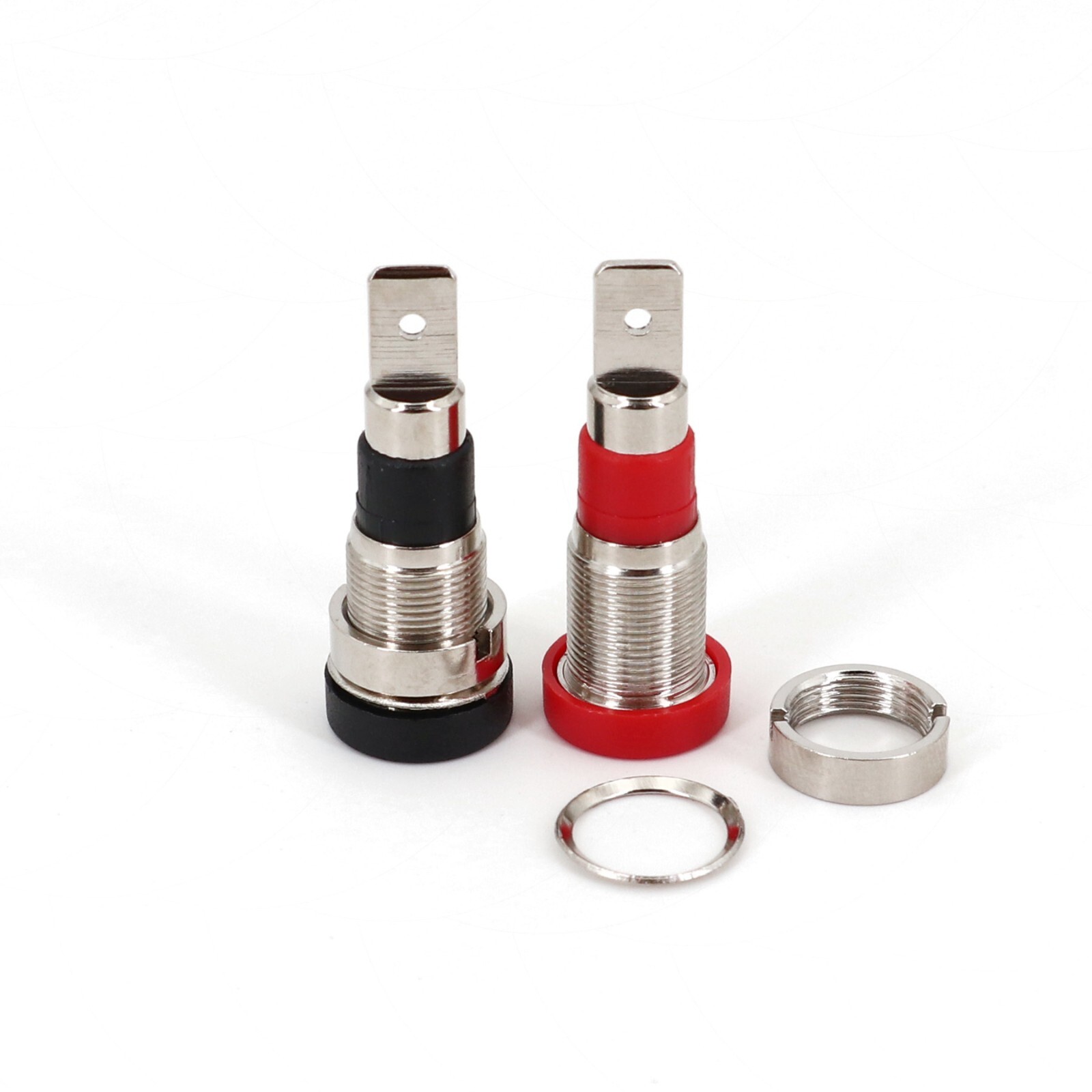 10Pcs Brass 4mm Banana Female Socket Panel Mount Test Jack Connector | eBay