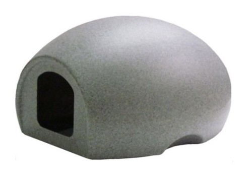 Cat Bed HEATED- pet outdoor plastic cat pod sun shelter kennel house ...