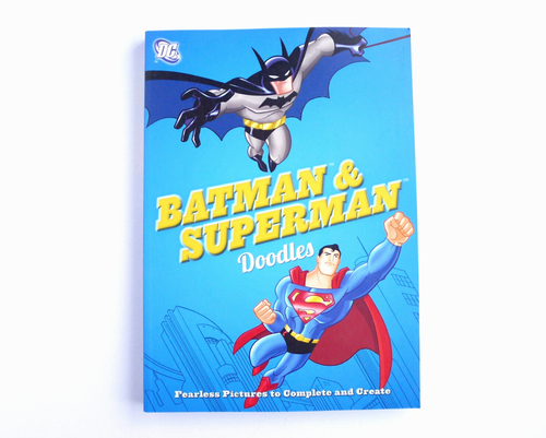 DC Batman & Superman Doodles: Fearless Pictures to Complete and Create ...