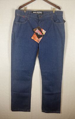 RED WING Jeans Mens Size 42x36 FR Flame Retardant HRC2 Work Blue 66535 ...