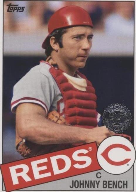 2020 Topps - 1985 Topps Baseball Johnny Bench #85-35 for sale online | eBay