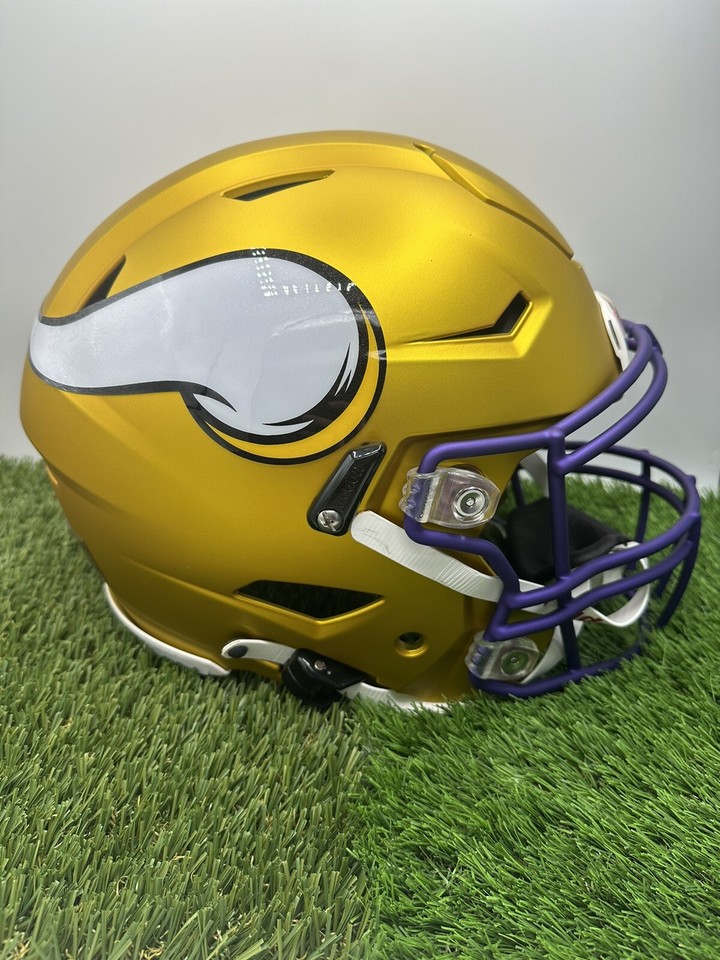 Minnesota Vikings Speedflex Riddell Helmet Custom Painted Blaze | eBay.de