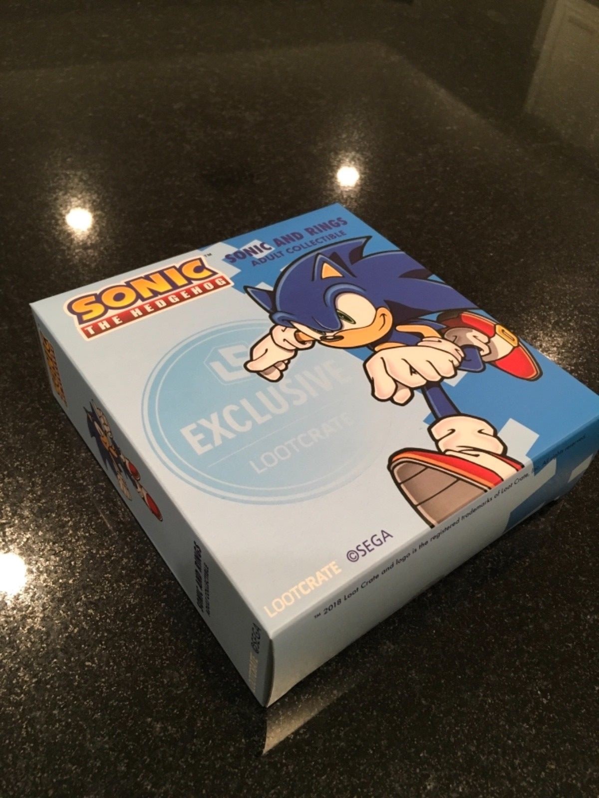LOOTCRATE PLAYBACK Exclusive SONIC THE HEDGEHOG Figurine SEGA Loot ...