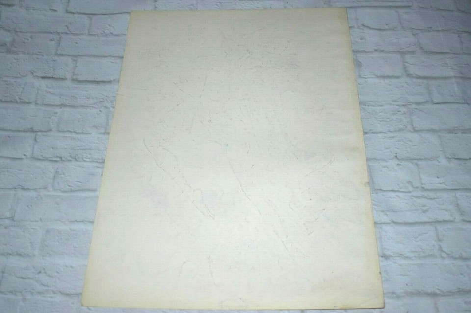 RARE Original M.BRILLI Crayon Drawing of Clown Listed Artist Signed ...