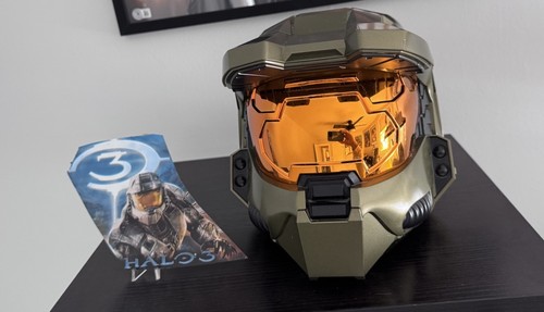 Halo 3 Legendary Edition Helmet Master Chief w Mountain Dew Game Fuel ...