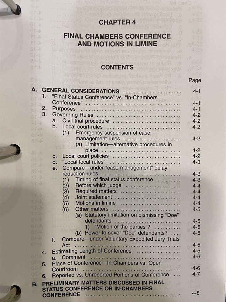 Civil Trials & Evidence Rutter Group California Practice Guide Set ...