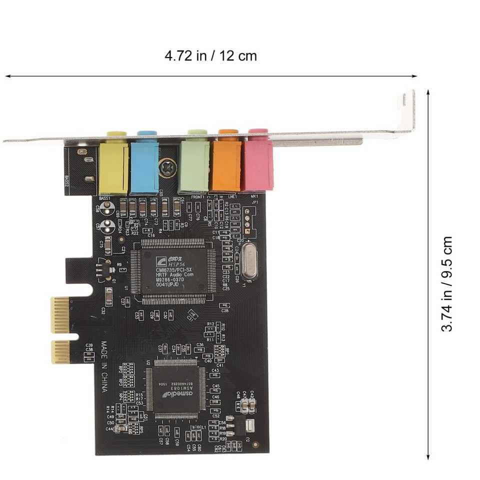 Internal Audio Sound Card Expansion Interface for Pc Pcie to 5.1 | eBay ...