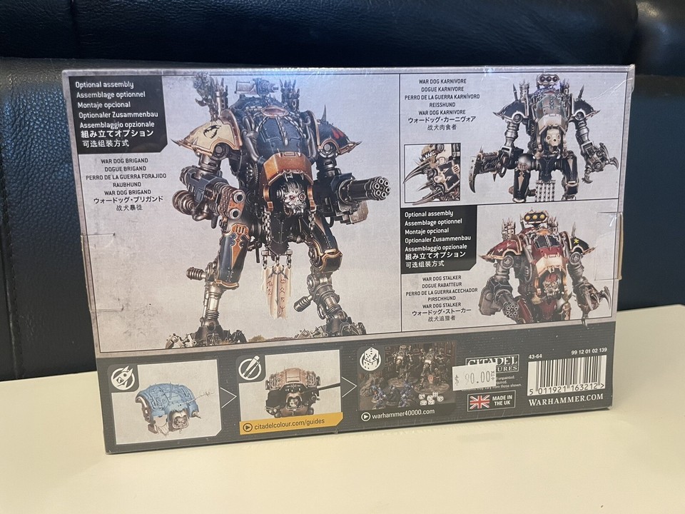 Games Workshop Warhammer 40,000 Chaos Knights: Wardogs - 2 Miniatures ...