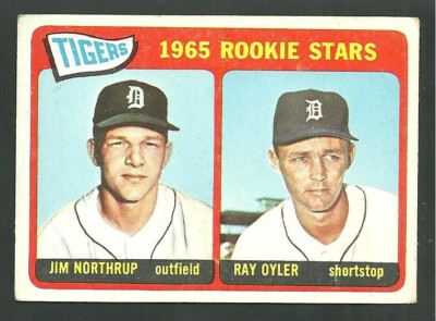 1965 Topps #259 Tigers Rookie Stars Vintage Baseball Card Jim Northrup ...