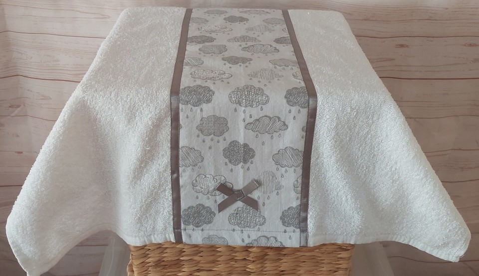 Unisex Clouds Baby Burp Cloths Large 60x60cm - Baby Gift Baby Shower ...