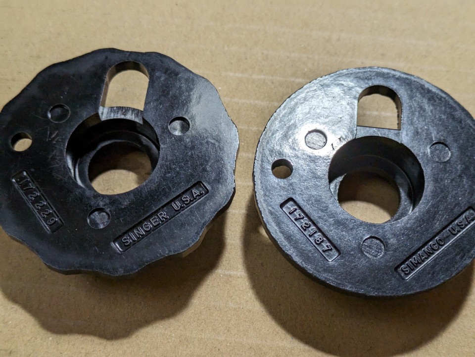 Vintage SINGER TOP HAT B Cams, Fashion Decorative Stitch Discs, Zig-Zag ...